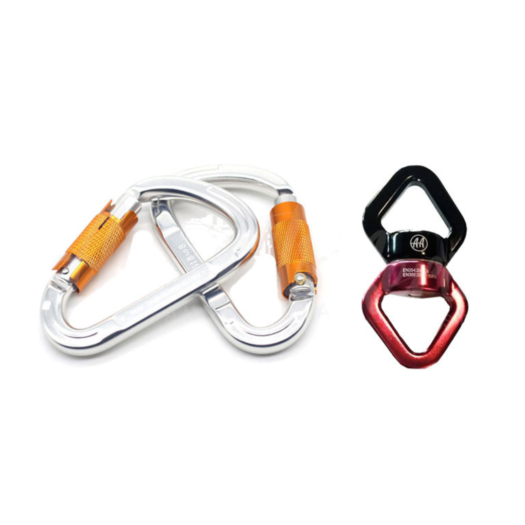 Auto-Lock/Gate Carabiner Lyra Hoop Rigging Kit | Aerials Australia