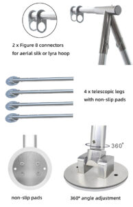 Portable Freestanding Aerial Rig | Aerial Supplies Australia