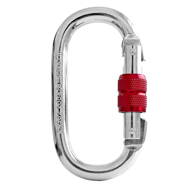 Standard Steel Screw-Lock Carabiner 32KN - Aerials Australia